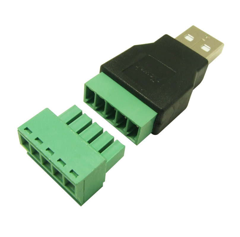 Muški USB konektor sa terminal klemom