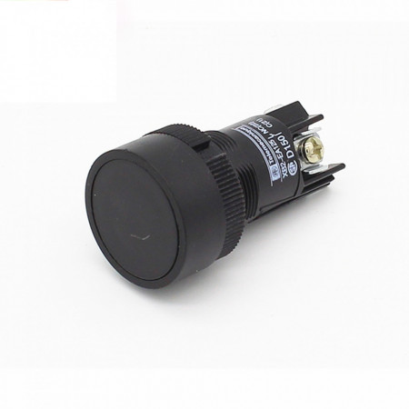 Industrijski taster 22mm crni