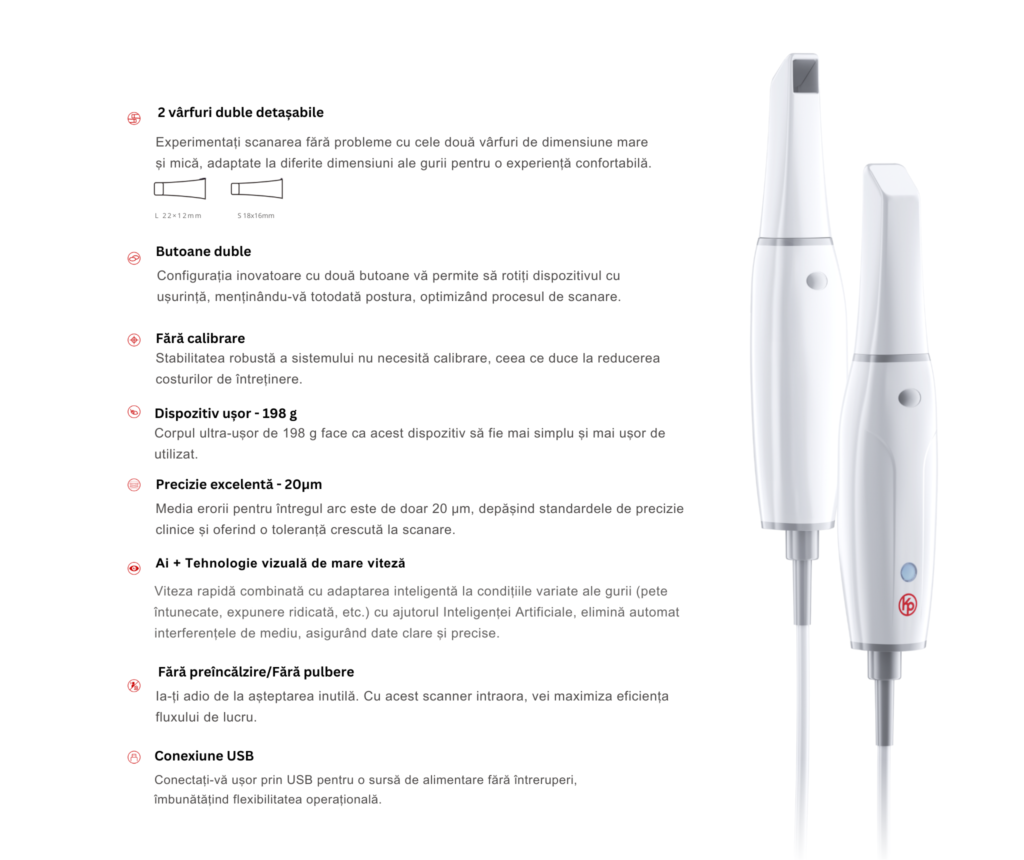 Scanner intraoral Smile Scan KP by Woodpecker