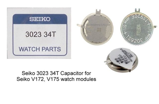 Capacitor original pentru Seiko Kinetic -3023.34T