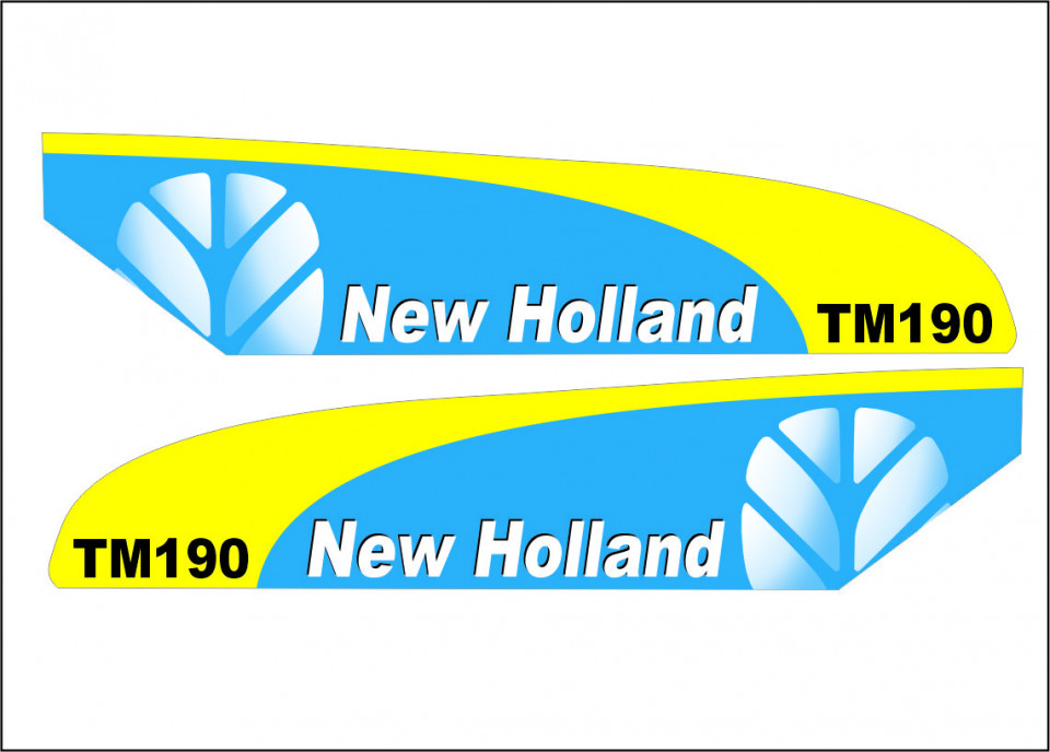 Set Stickere Autocolante New Holland TM190