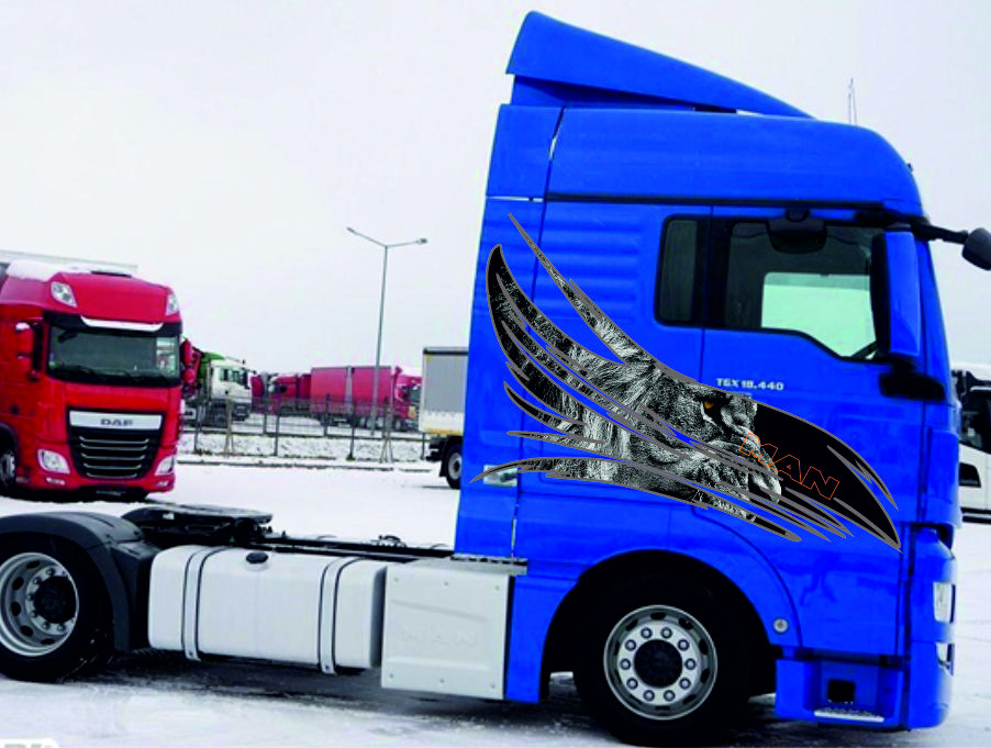 Set Stickere Imprimate Camion Man TGX TGA