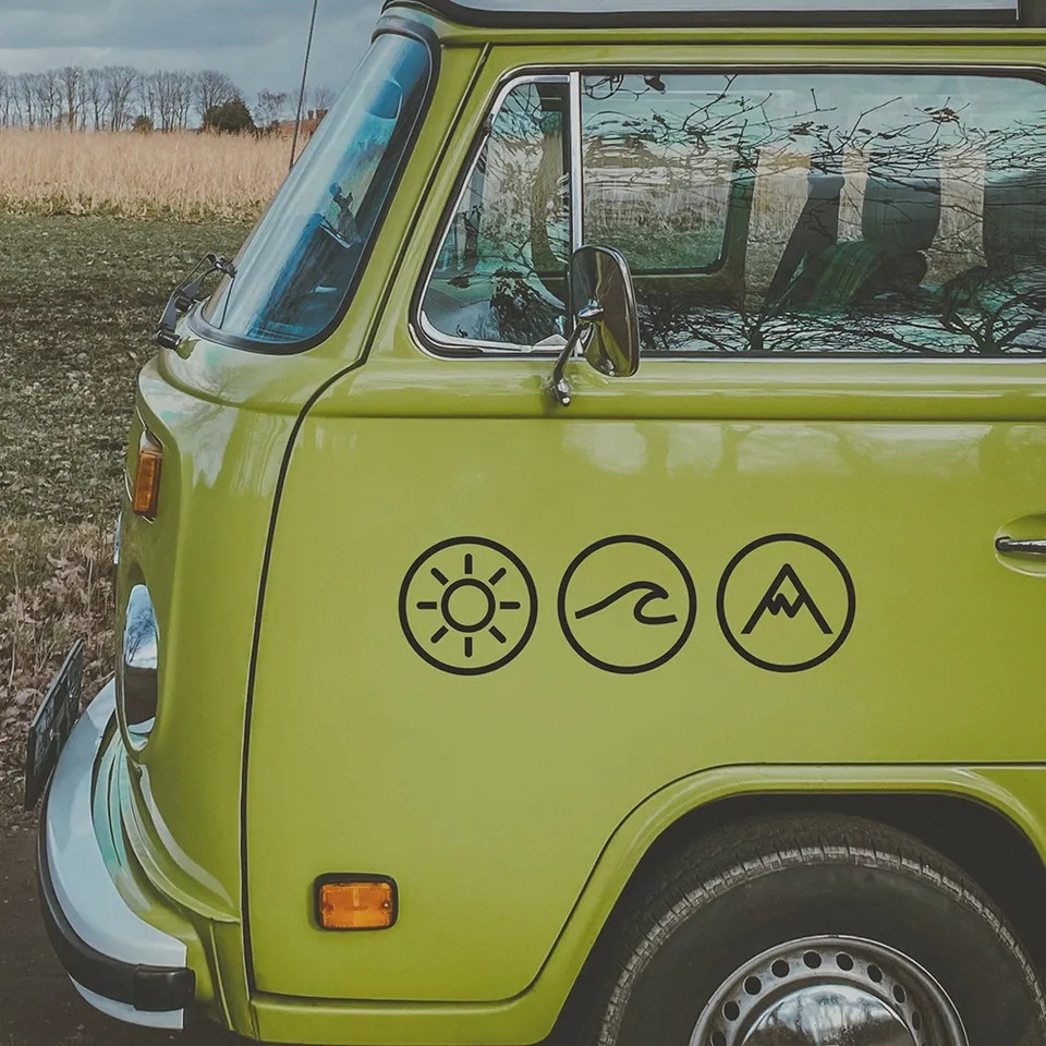 Sticker Auto Nature Elements