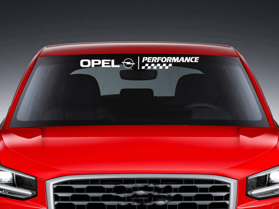 Sticker parbriz Opel Performance