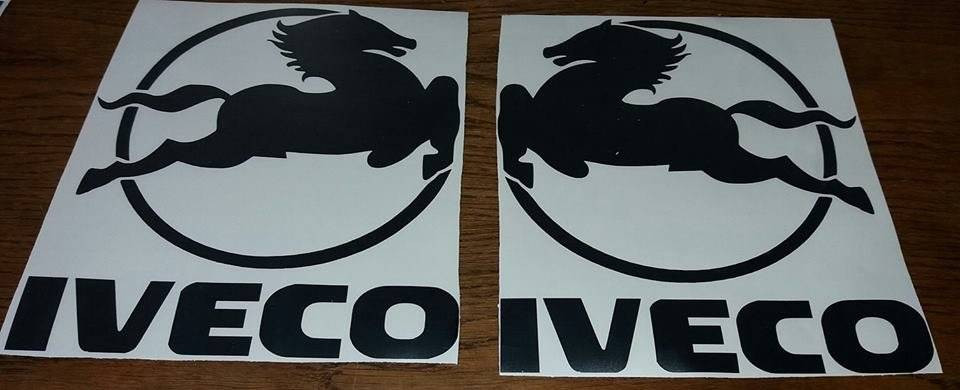 Set Stickere Autocolante Iveco 50 cm