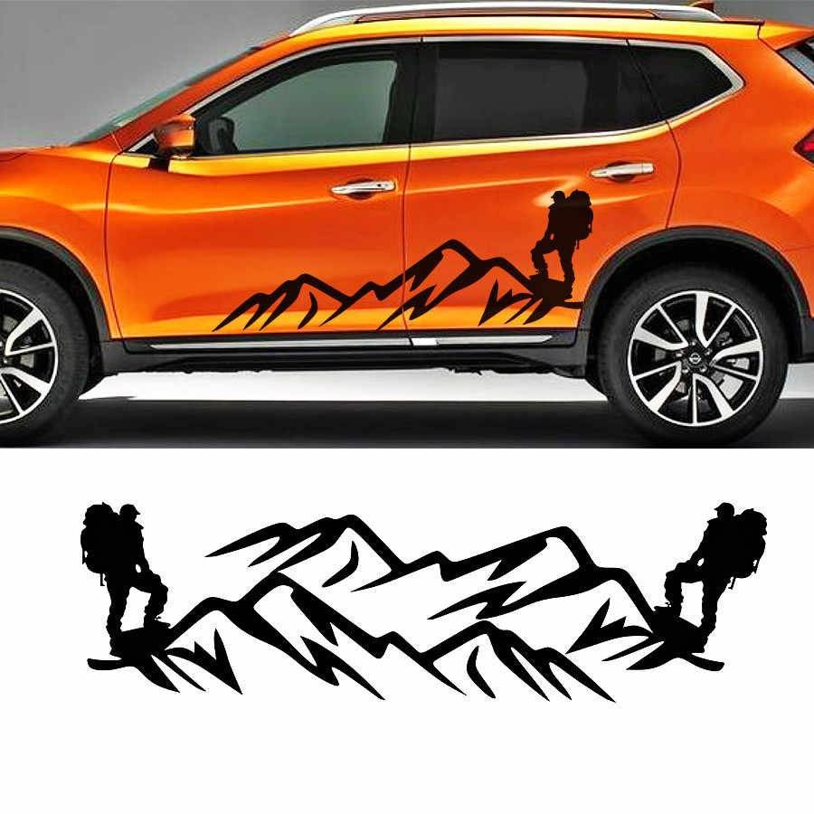 Set Stickere Autocolante Laterale Off Road Adventure Munti