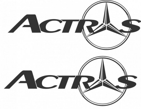 Set 2 buc Stickere Autocolante Actros 100 cm