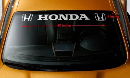 Sticker parbriz Honda