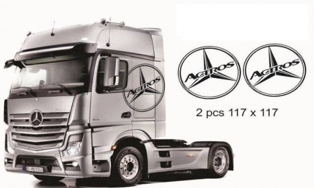 Set stickere Mercedes-Benz Actros 117 cm
