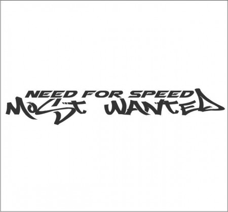 Sticker Auto Need for Speed Most Wanted