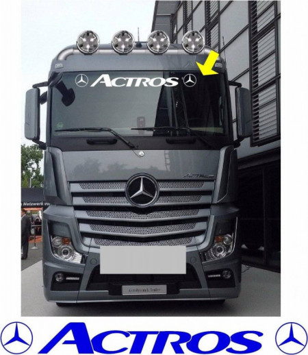 Sticker Parasolar/Parbriz Mercedes Actros 120 cm