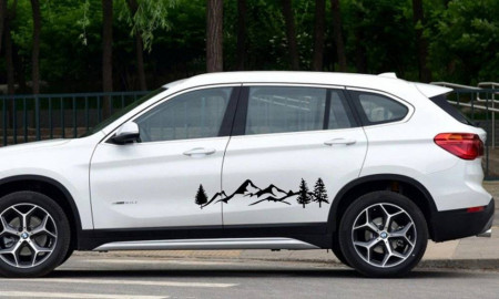 Set 2 Buc Stickere Laterale Peisaj Montan