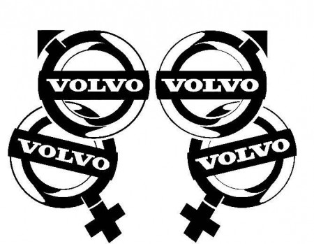 Set 2 buc Stickere Autocolante Sigle Volvo Fh12 Fh13 Fh16 Fh4 ...