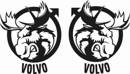 Set 2 buc Stickere Autocolante Sigle Volvo Fh12 Fh13 Fh16 Fh4 ...