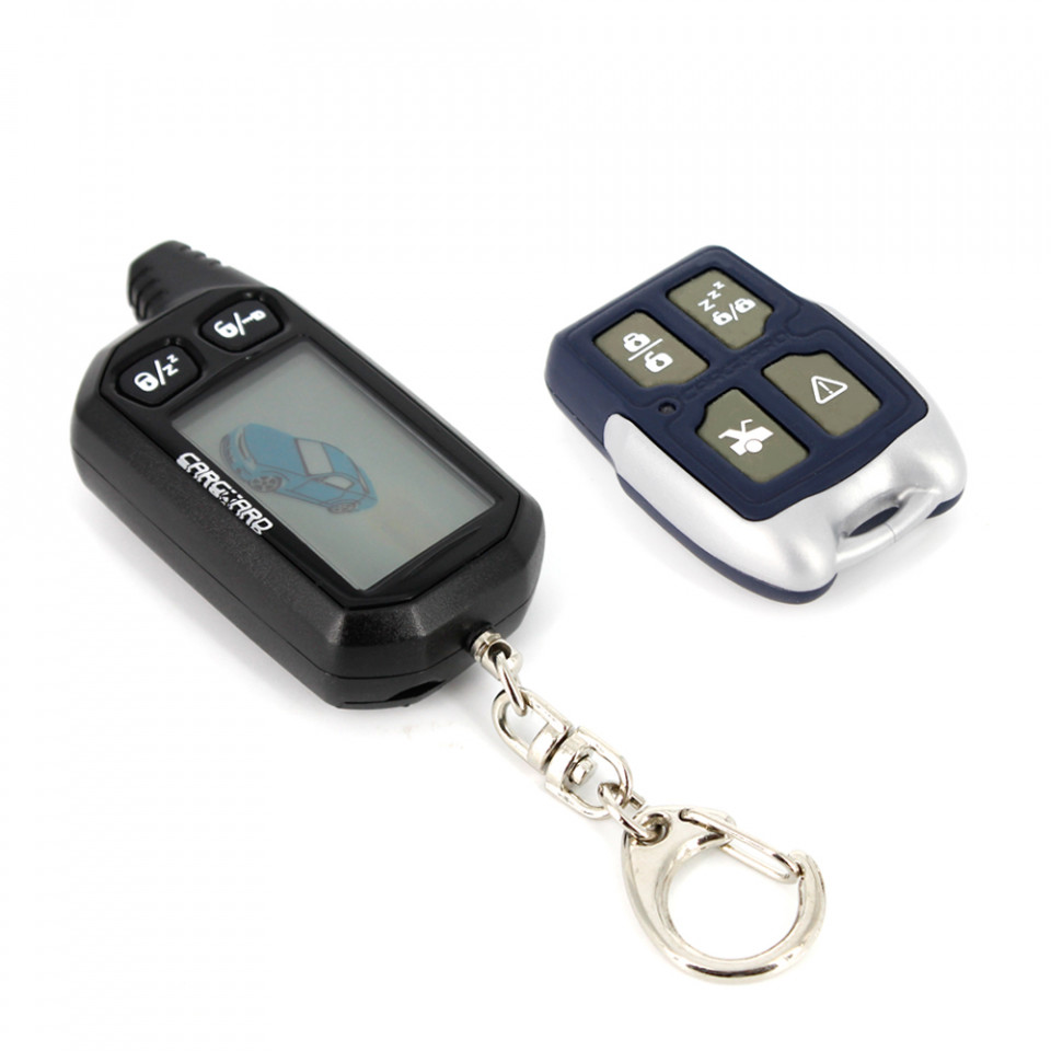 ALARMA AUTO CU PAGER MODEL CARGUARD G2500 SISTEM DE SECURITATE CU PORNIRE MOTOR! MONTAJ ...