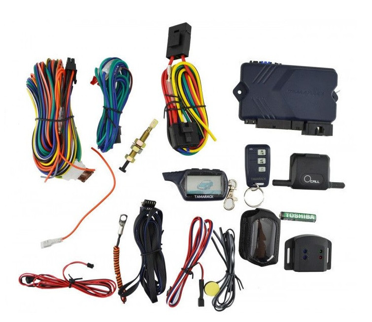 LARMA AUTO CU PAGER TAMARACK B9 SISTEM DE SECURITATE CU PORNIRE MOTOR ...