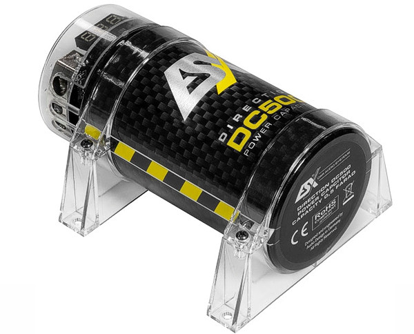 Condensator Auto ESX DC500 cu bloc de distributie integrat 0.5 Farazi