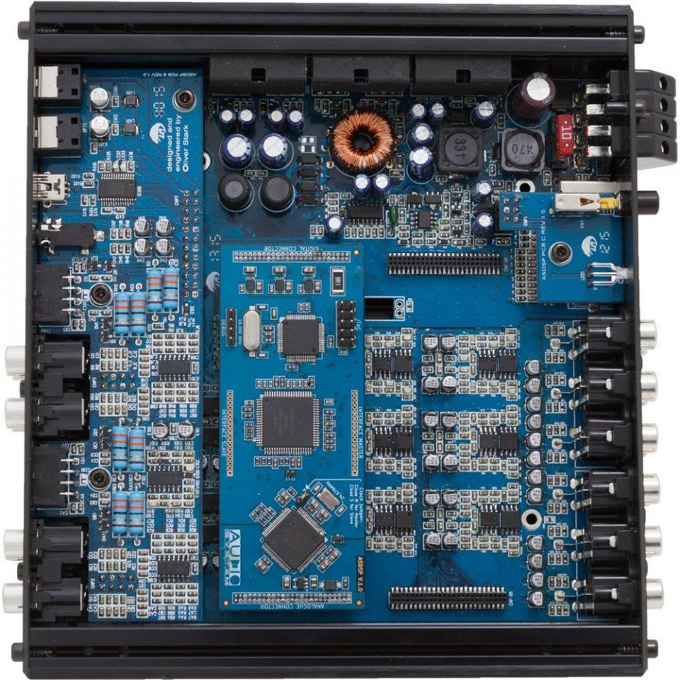 Procesor de sunet 12 canale DSP German Sound 8 x RCA Intrari (nivel ...