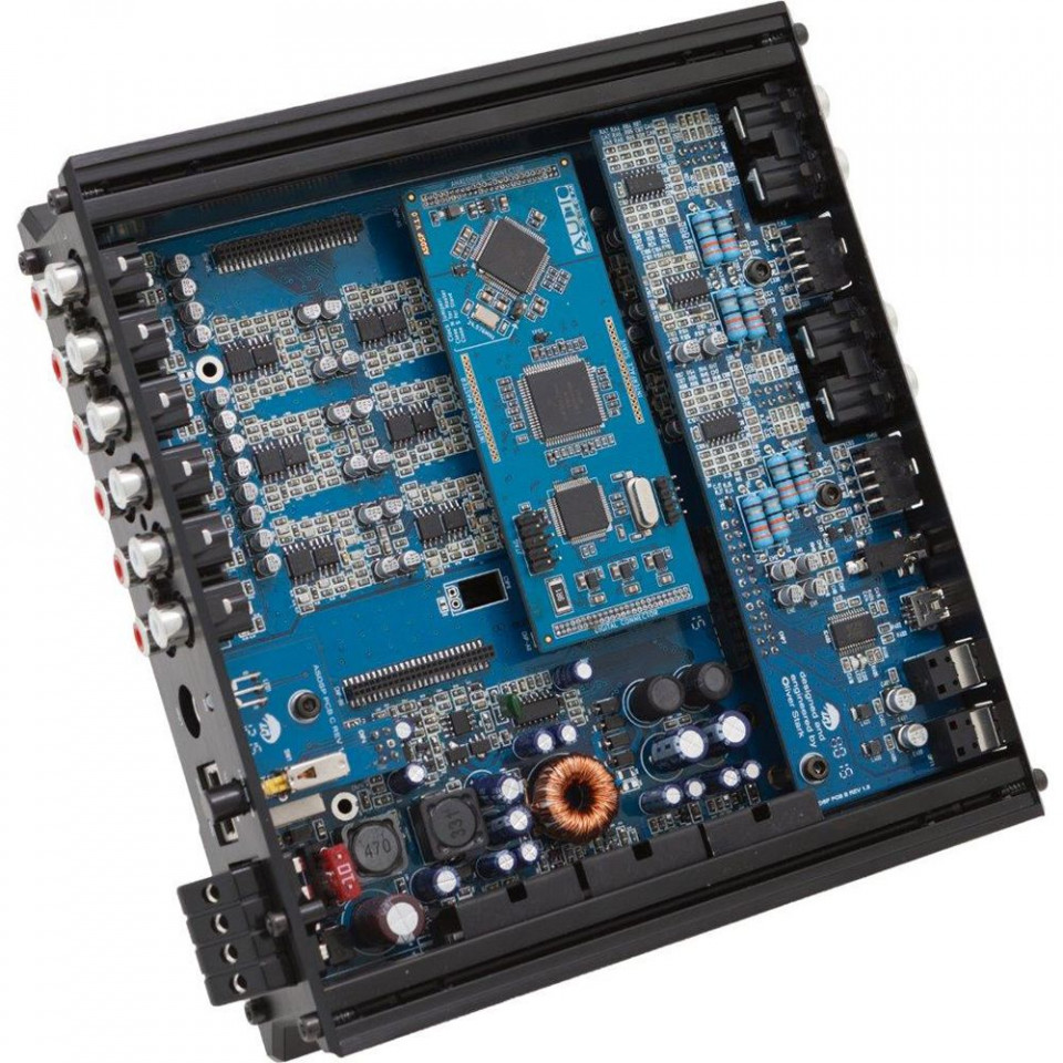 Procesor de sunet 12 canale DSP German Sound 8 x RCA Intrari (nivel ...