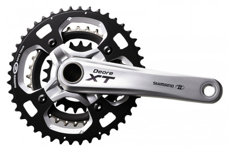 ANGRENAJ PEDALIER SHIMANO DEORE XT FC-M770 44X32X22T BRAT PEDALIER 175MM PT. 9 VIT. PE SPATE ...