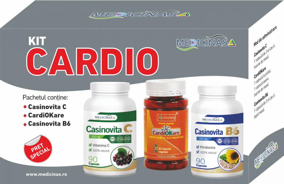 Kit CARDIO - pentru susținerea funcțiilor cardiovasculare