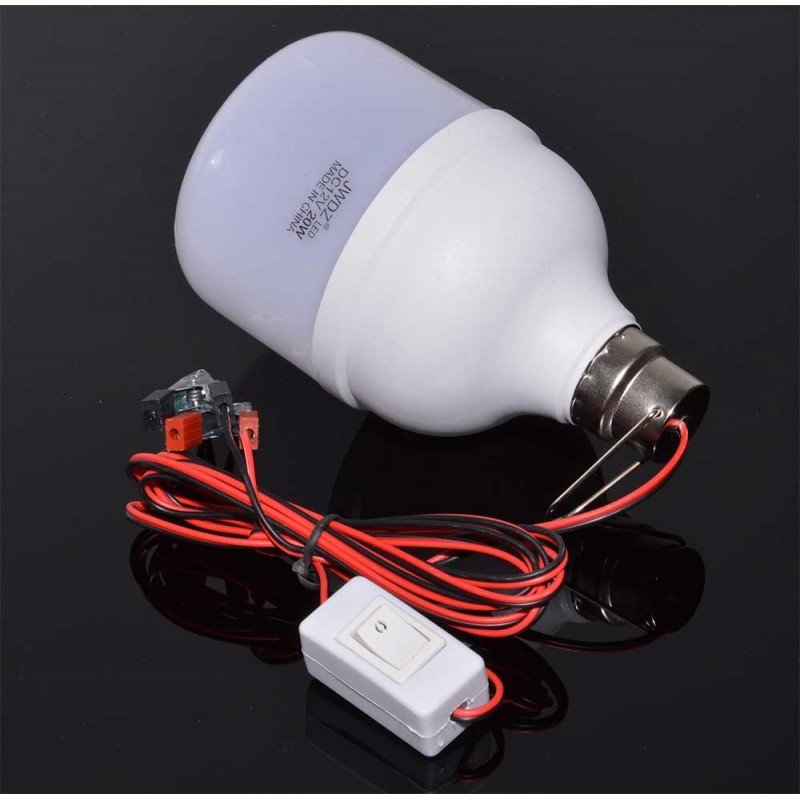 Bec led 12V - 20W cu clesti si intrerupator