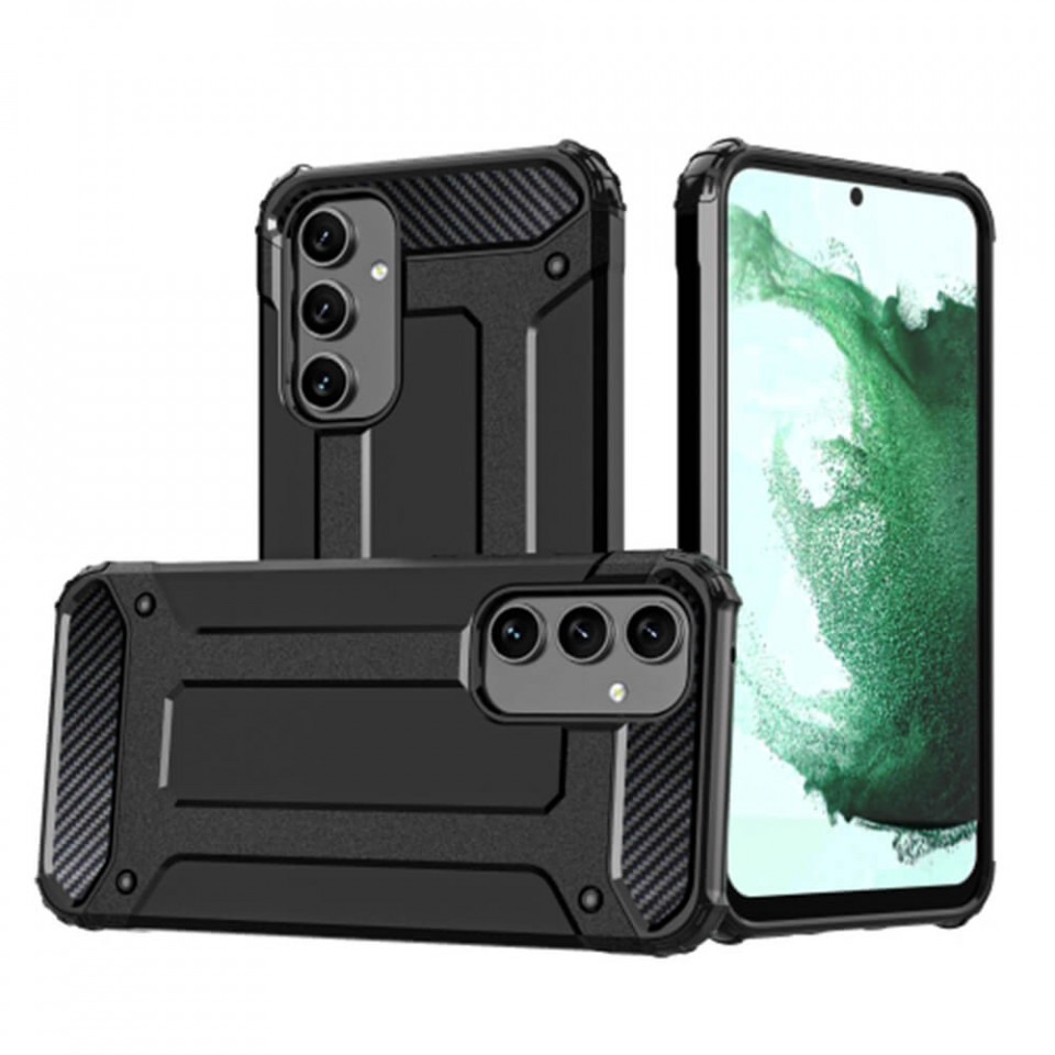 Husa Samsung Galaxy A55 Hybrid Armor Tough Rugged-Black