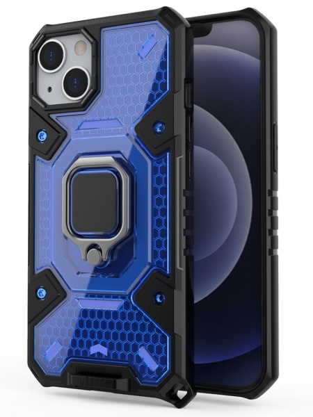 Husa Apple iPhone 13 Mini - Honeycomb Armor- Blue