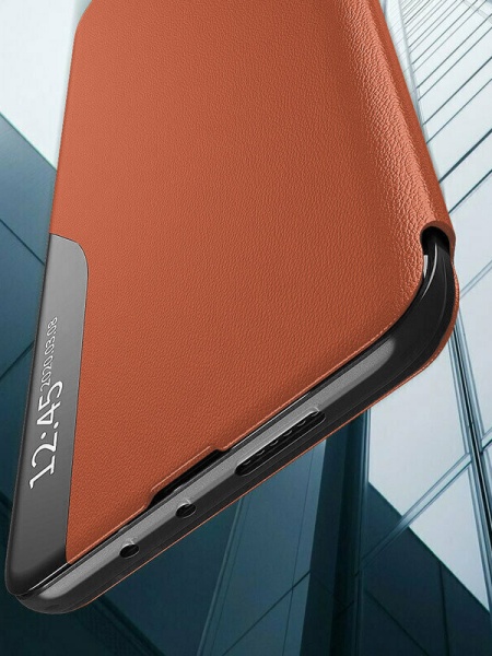 Husa Xiaomi Redmi Note 13 Pro 5G -Eco Leather View portocalie