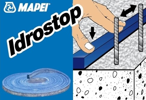 Idrostop B25 - Cordon Bentonitic pentru Etansarea Rosturilor de Turnare 5 m