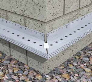 Profil Aluminiu de Soclu cu Picurator pentru Termosistem 2,5 ml