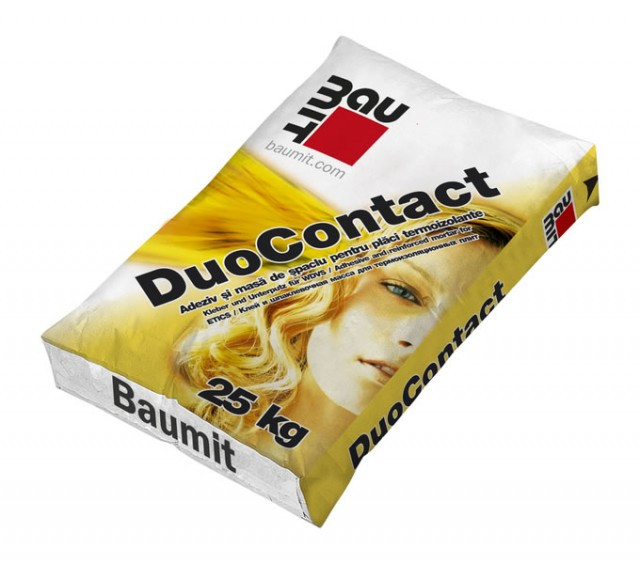 Baumit DuoContact - Adeziv si Masa de Spaclu pentru Polistiren si Vata ...