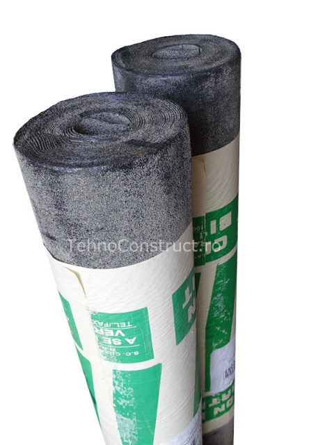Izobit - Carton Bituminat cu Nisip 1,3 kg/mp Rola 10 mp