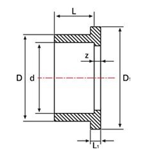 Adaptor flansa PVC-UH