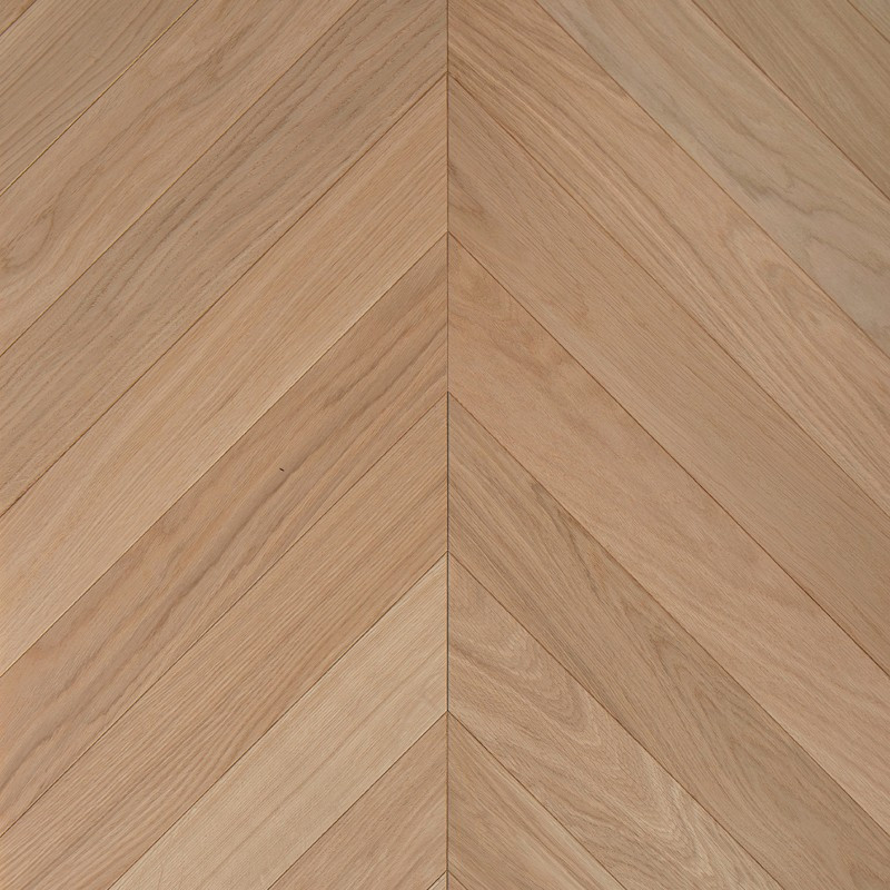 Engineered Chevron Oak 2Layer Parquet - Raw 4V Grimsby