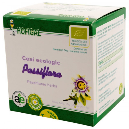 Ceai ecologic de passiflora (25 plic.), ceai natural de floarea ...