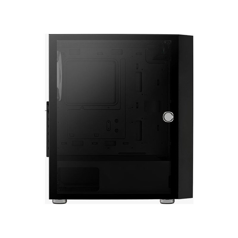 Carcasa Gaming Aerocool Graphite V2 neagra, MiddleTower, USB 3.0, Panou ...