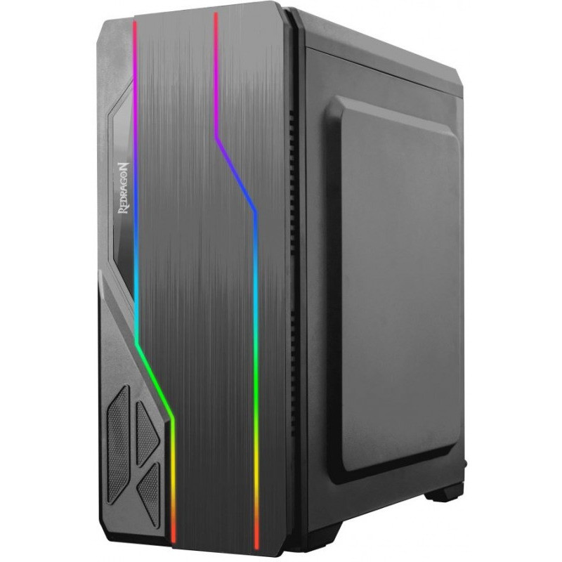 Carcasa Gaming Redragon Devastator, MiddleTower, Panou transparent, USB 3.0