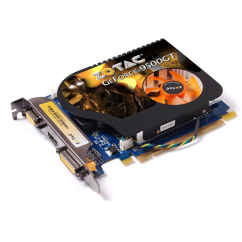 Placa video ZOTAC GeForce 9500 GT, 512MB DDR2, 128-bit, HDMI, DVI, VGA