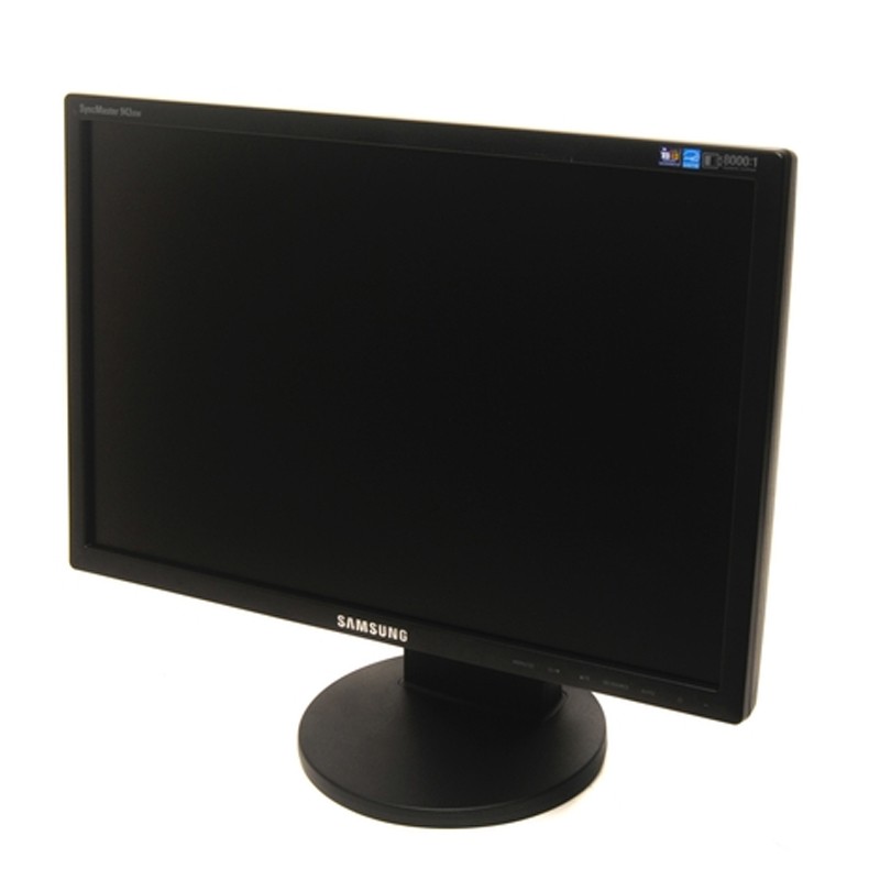 Monitor LCD 19" Samsung 943BW, 1440x900, 5ms, VGA, DVI, Cabluri incluse