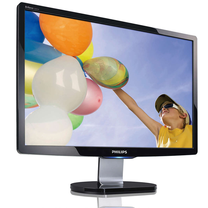 Monitor LCD 22" PHILIPS 220CW, Grad A, 2ms, 1680x1050, DVI, VGA ...