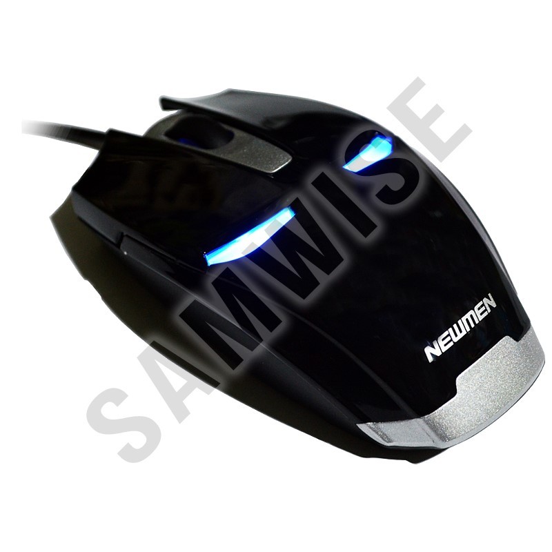 Mouse Newmen MS306 Black, 1000 dpi, Wired, USB