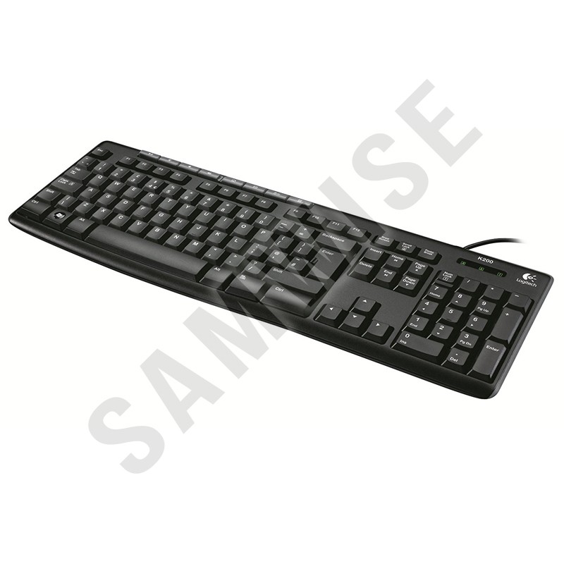 Tastatura Logitech Multimedia K200, USB, negru