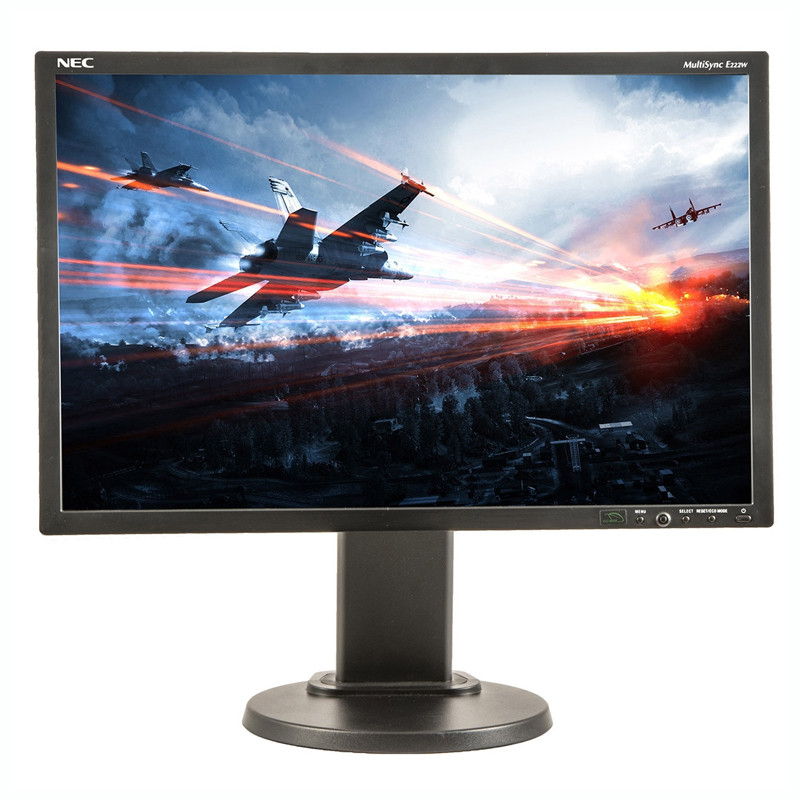Monitor LCD 22" NEC MultiSync E222W, 1680x1050, 5ms, VGA, DVI, Cabluri Incluse