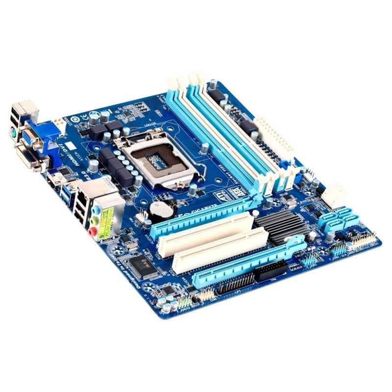 Placa de baza GIGABYTE GA-B75M-D3H, LGA1155, Intel B75, 4x DDR3, SATA ...