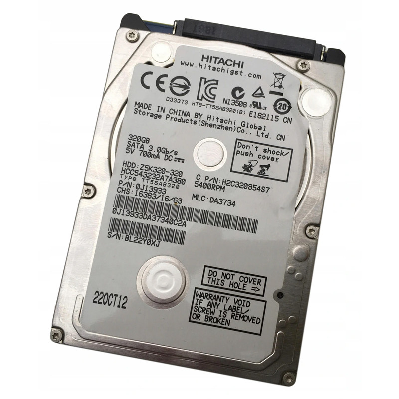 Hard disk Laptop 320GB Hitachi HCC543232A7A380, SATA II, 5400 rpm, 8 MB