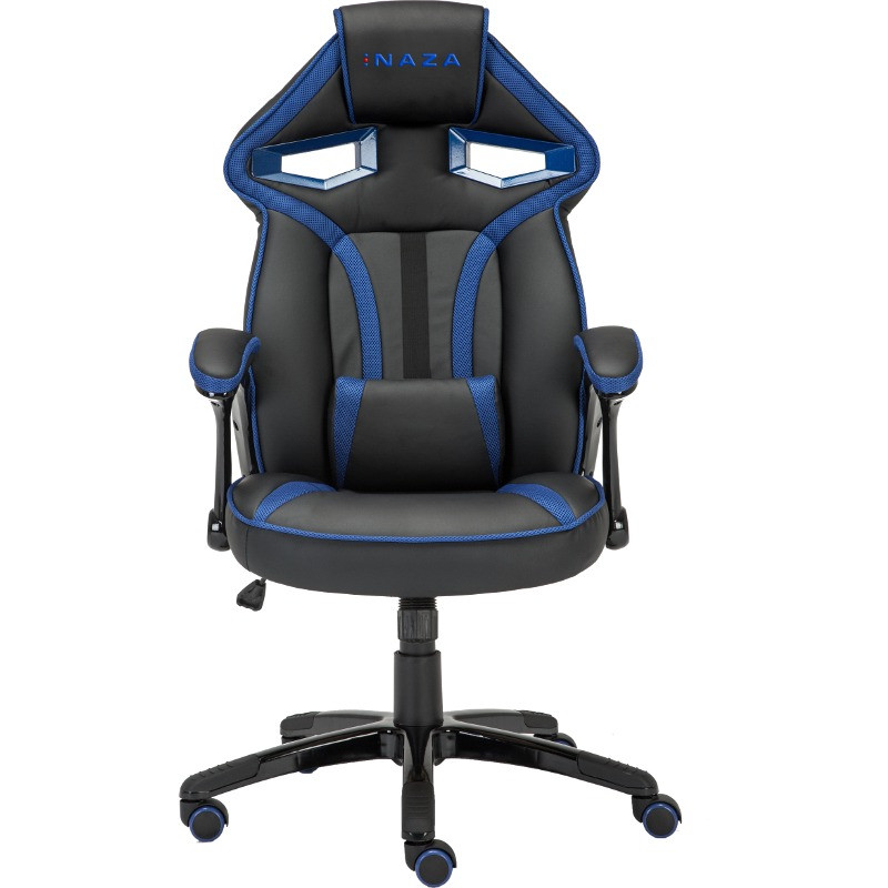 Scaun Gaming Inaza Cobra negru-albastru, Open Box