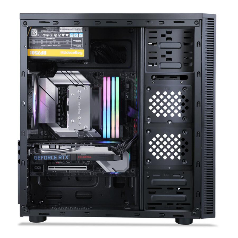 Carcasa Gaming Segotep BS Plus Black, USB 3.0