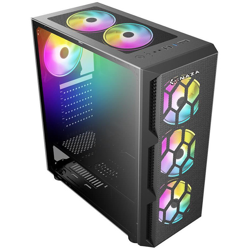 Carcasa Gaming Starfire RGB Tempered Glass, USB 3.0, 4x Vent. 120 mm ...