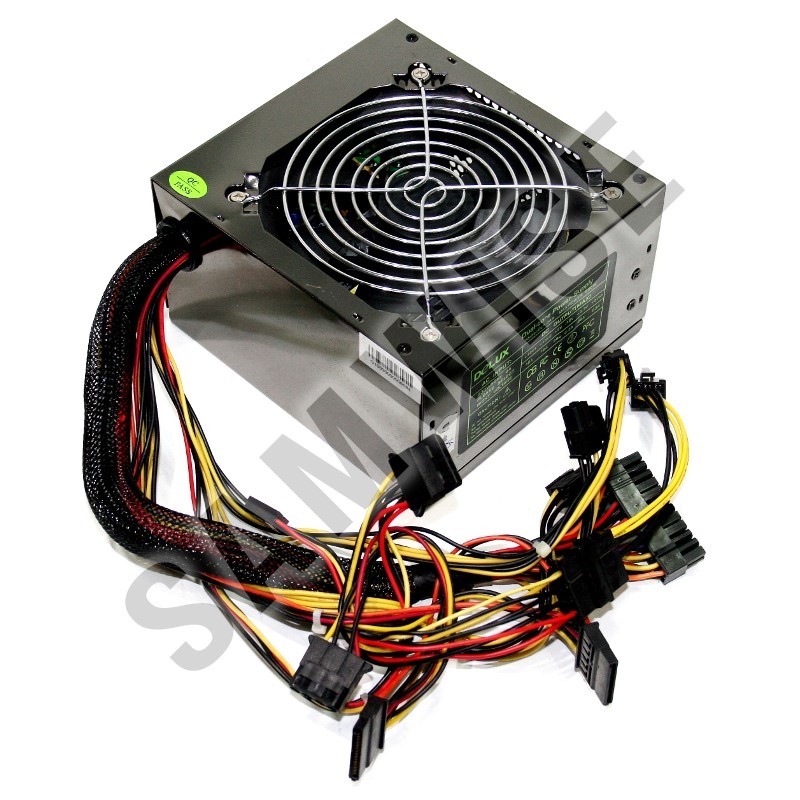 Sursa ATX Delux 600W, DLP-34A, 2 x Molex, 3 x SATA, PCI-Express, Vent 120mm